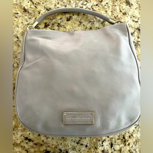Marc By Marc Jacobs | Bags | Beautiful Marc By Marc Jacobs Gray Leather ...